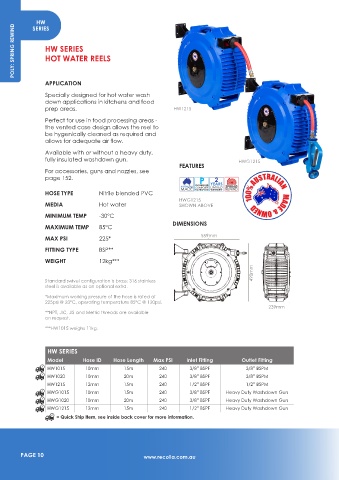 Page 12 - Recoila Hose and Cord Reels Catalogue - 23rd Edition