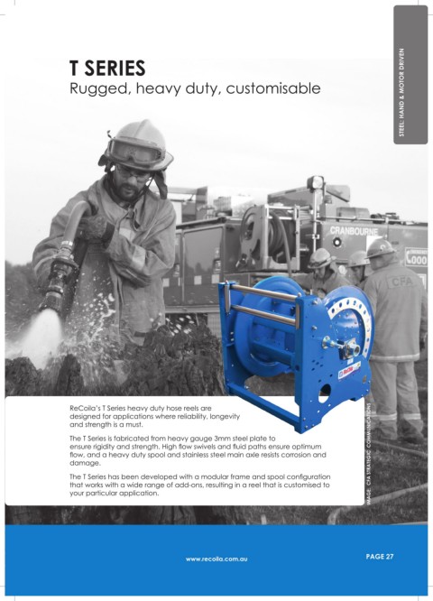 Page 27 - Recoila Hose and Cord Reels Catalogue - 23rd Edition
