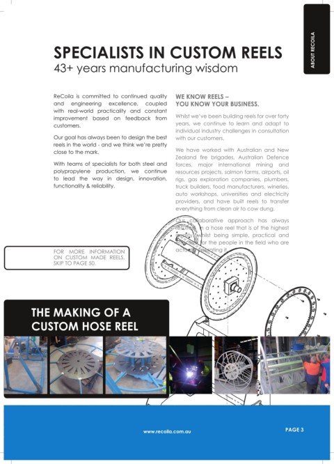 Page 3 - Recoila Hose and Cord Reels Catalogue - 23rd Edition